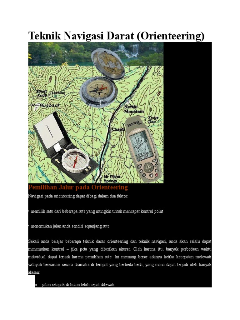 Teknik Navigasi Orienteering | PDF | Griya & Taman
