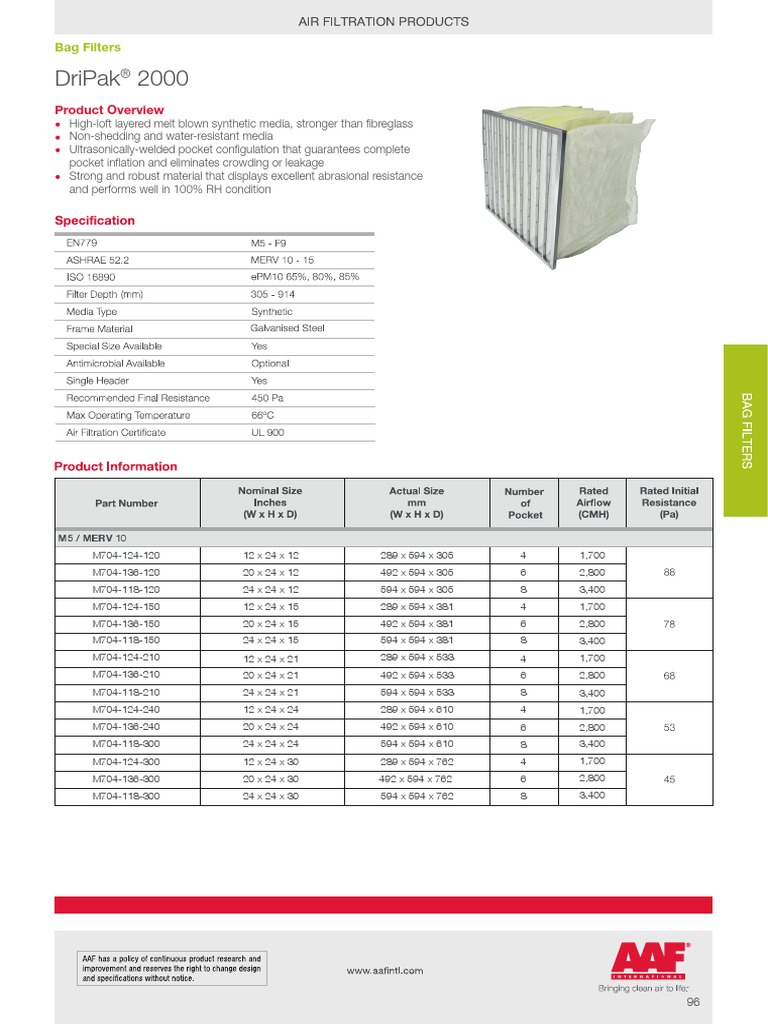 DriPak 2000 F8 | PDF