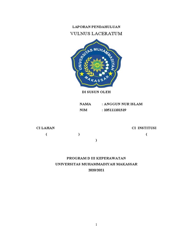 Jenis dan Penanganan Vulnus Appertum | PDF