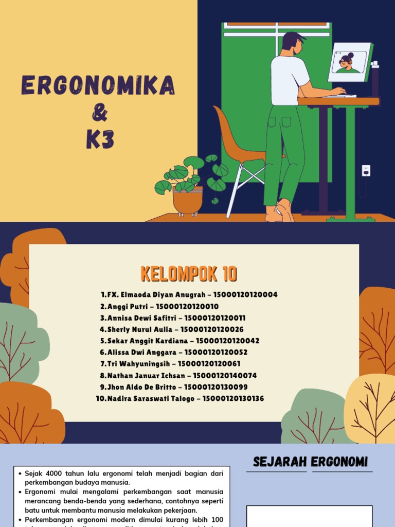 Kelompok 10 - PPT - K3 & Ergonomika | PDF | Komputer