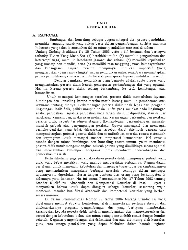 Program BK 2021-2022 | PDF | Karier & Perkembangan