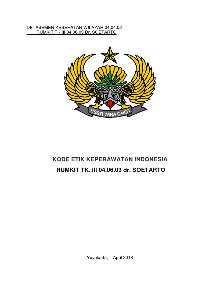 Kode Etik Keperawatan Indonesia | PDF