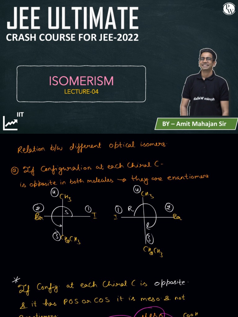 Isomerism - 04 - Class Notes | PDF Isomerism - 04 - Class Notes | PDF