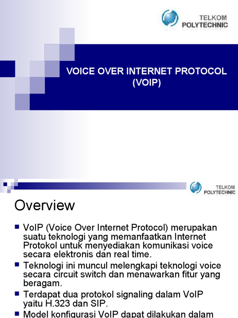 Protokol dan Komponen dalam VoIP | PDF