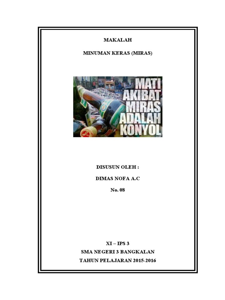 Makalah MIRAS | PDF