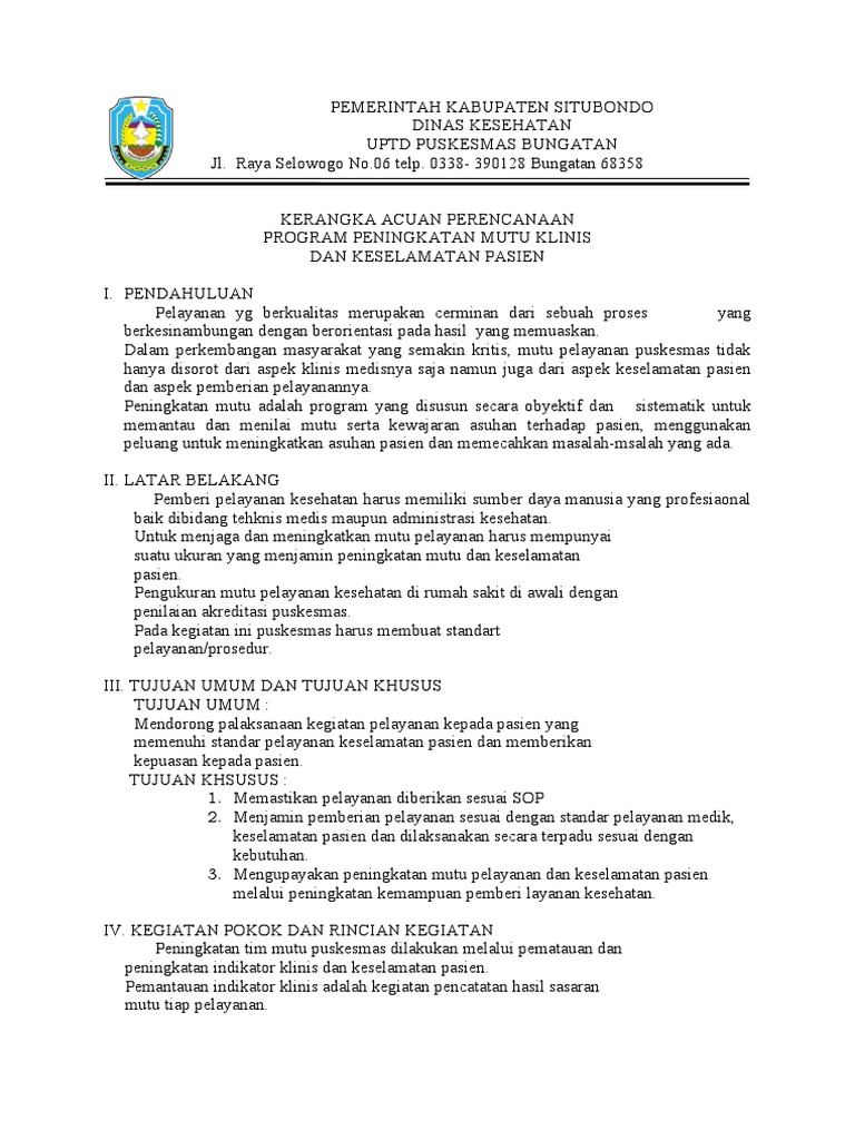 Kap Mutu PMKP 2020 | PDF