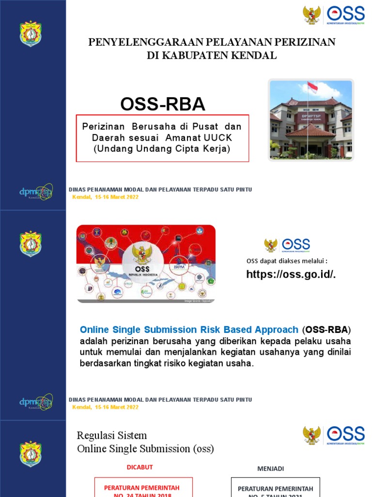 15 Maret 2022 OSS RBA - Klinik - DKK | PDF | Pengelolaan Keuangan & Uang