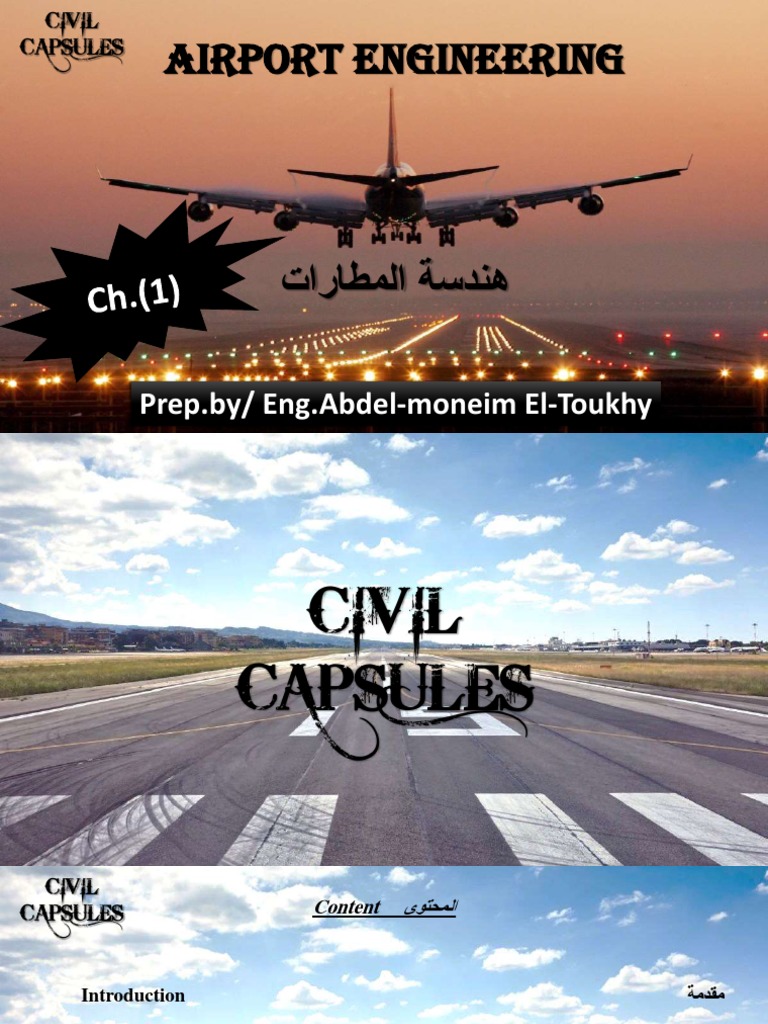 Airports Engineering Course Chapter 1 | PDF