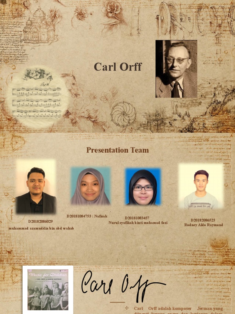 Carl Orff: Composer and Educator | PDF | Performing Arts | Classical Music