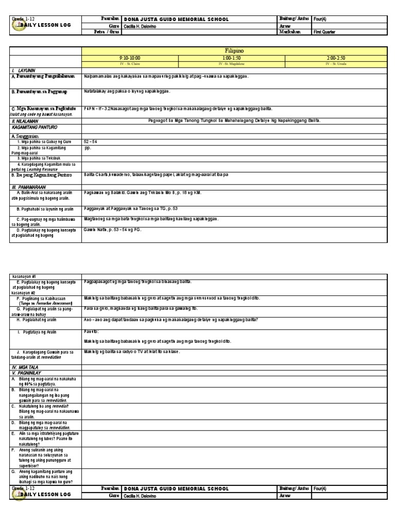 Grade 4-1 q1 w7 | PDF