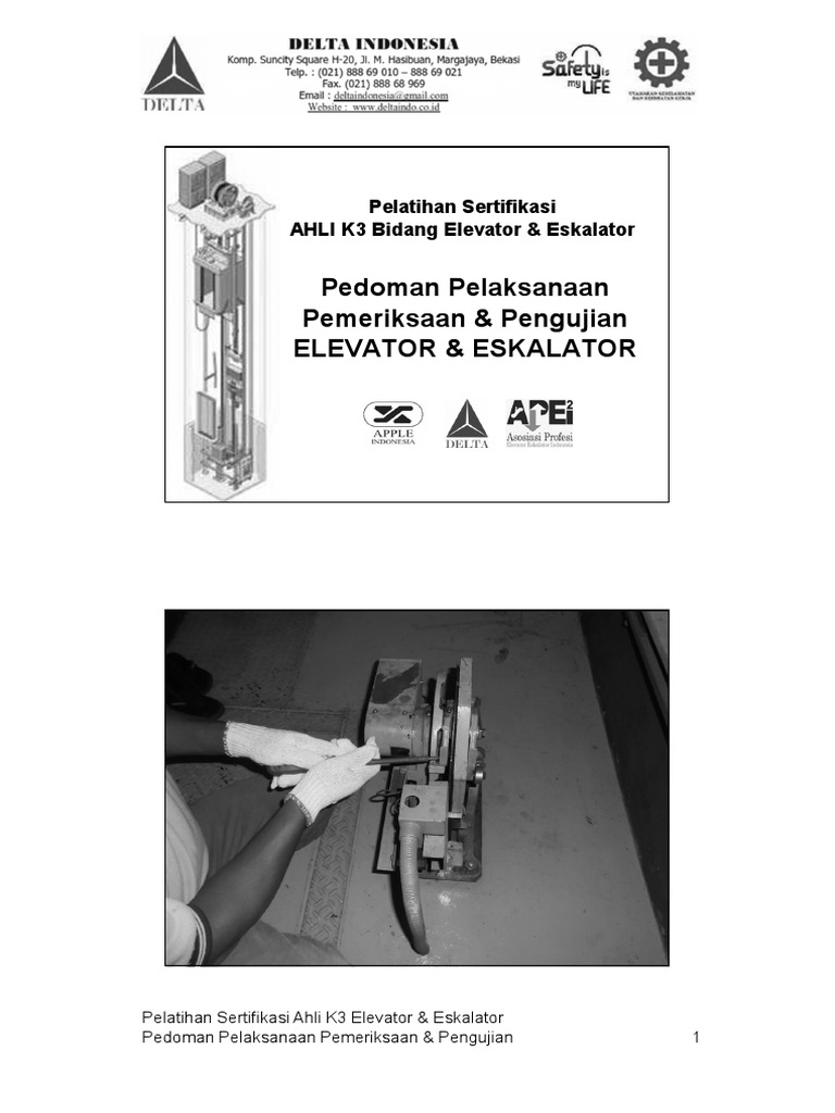 AK3E2 - 8 Pedoman Pelaksanaan Pemeriksaan & Pengujian Ele Esk | PDF