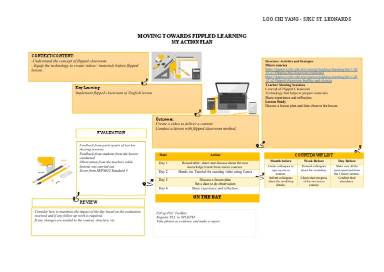 Moving Towards Flipped Learning Action Plan | PDF | Lesson Plan | Teachers
