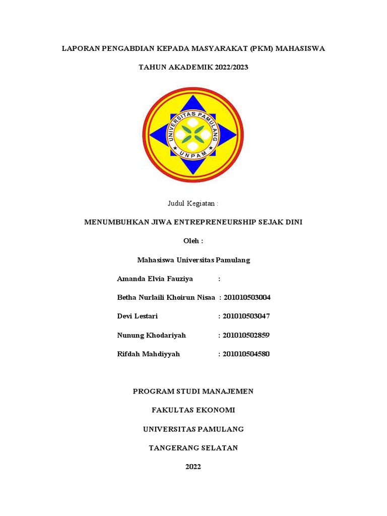 Laporan Pengabdian Kepada Masyarakat | PDF