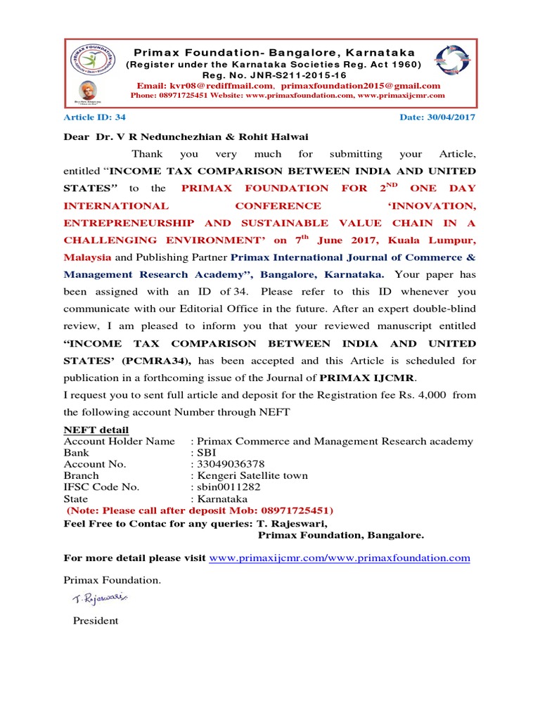 Article Submitted For Publication (Proof) | PDF