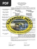 Sample Brgy Resolution | PDF | Devolution | Local Government