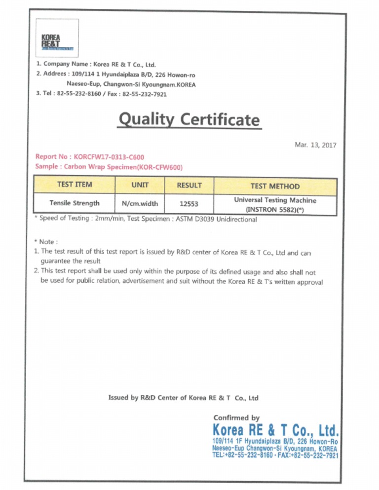 3 Quality Certificate | PDF