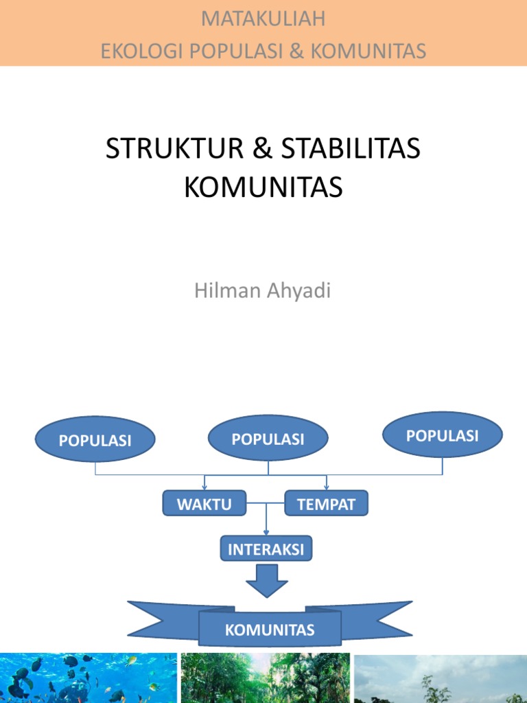 STABILITAS STRUKTUR KOMUNITAS | PDF