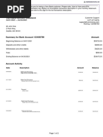 Fifth Third Bank Statement | PDF | Debit Card | Economies