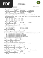 Rapid Mathematics Assessment Grades 4 to 6 Booklet | PDF