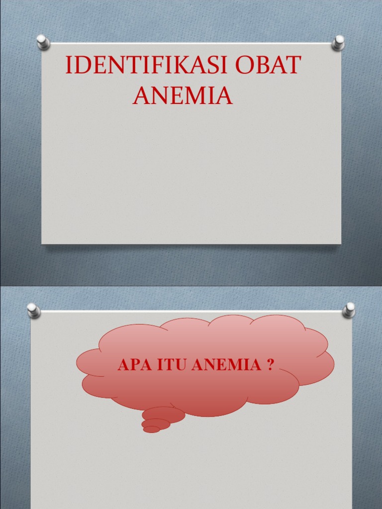 Identifikasi Obat Anemia | PDF
