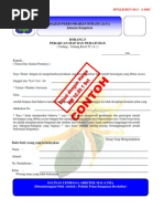 Jadual Pertama - Borang Permohonan Perakuan Bomba | PDF