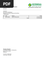 Invoice for Siloam Hospital Services | PDF | Invoice | Accounting