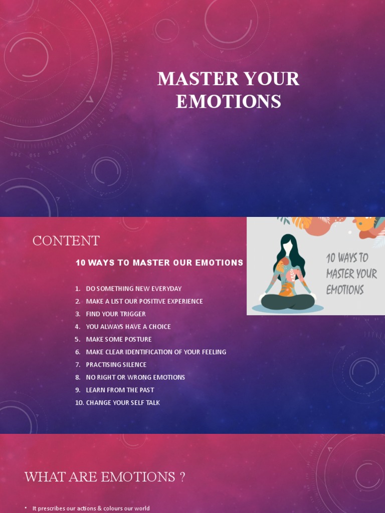 Master Your Emotions | Download Free PDF | Emotions | Feeling