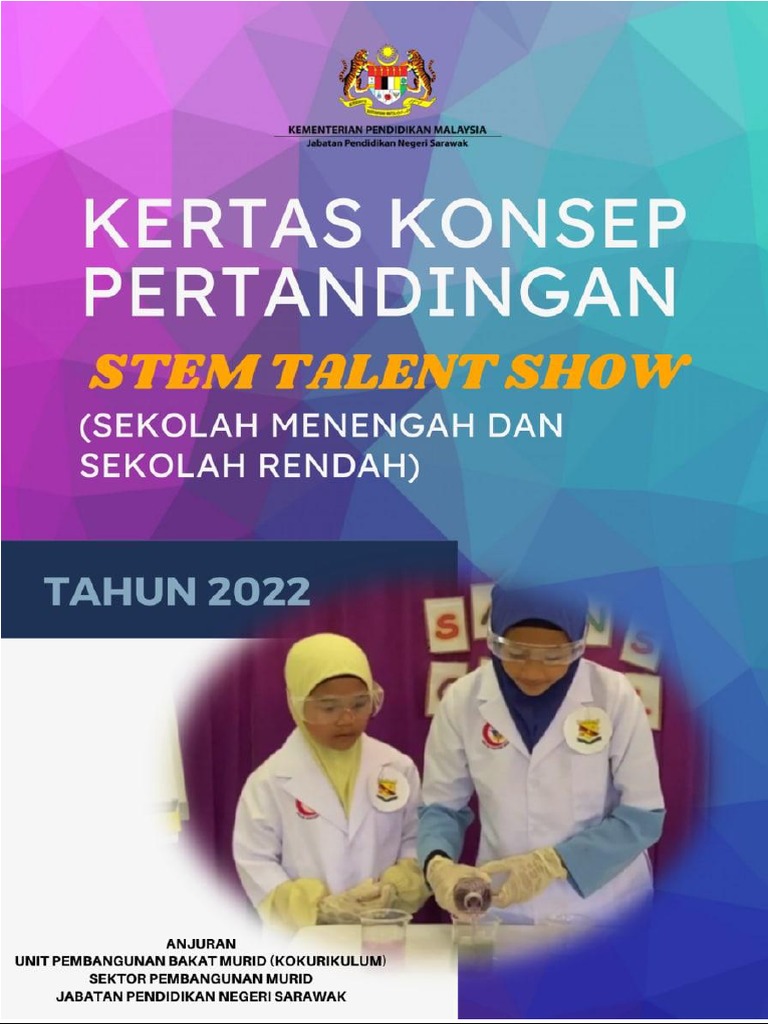 (Daerah) KERTAS KONSEP STEM TALENT SHOW SEKOLAH RENDAH DAN SEKOLAH MENENGAH | PDF