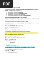 Third Space Learning Solving Quadratic Equations GCSE Worksheet | PDF ...