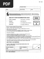 Sec 1 WA1 Math Mock Exam Paper | PDF | Numbers | Significant Figures