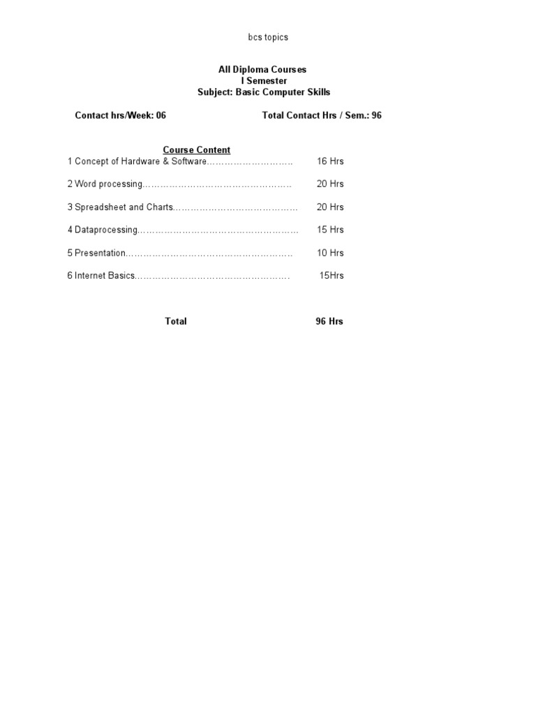 BCS Lab | PDF | Microsoft Excel | Microsoft Windows