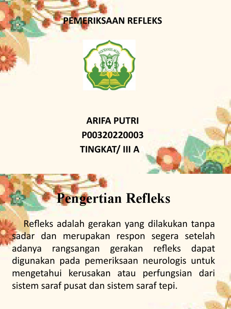 Pemeriksaan Refleks 2 | PDF