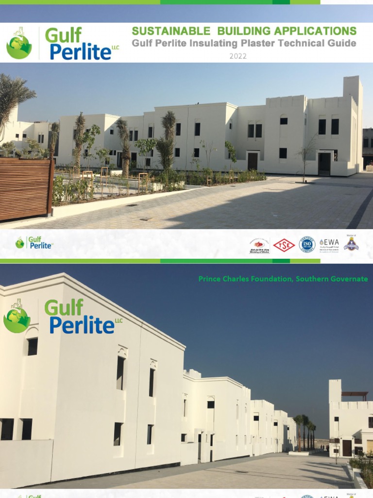 Gulf Perlite Insulating Plaster Technical Guide 2022 | PDF | Thermal Insulation | Plaster
