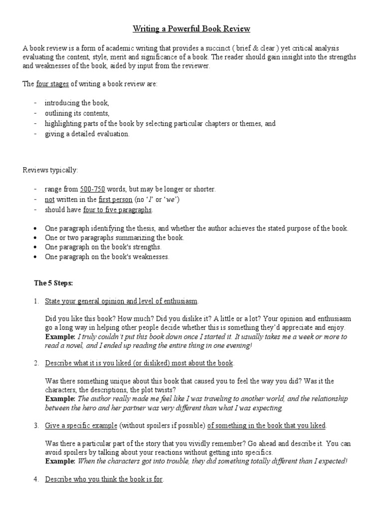 Providing Insightful Analysis: A Guide to Writing Powerful Book Reviews ...