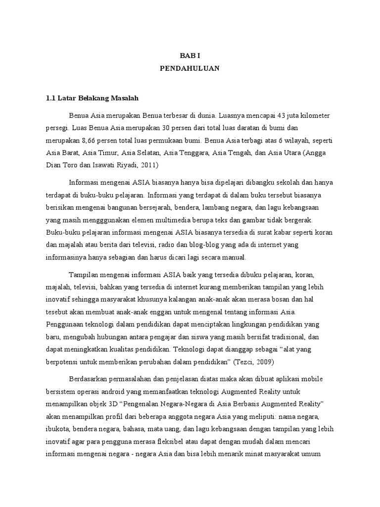 Bab 1 Makalah Benua Asia | PDF