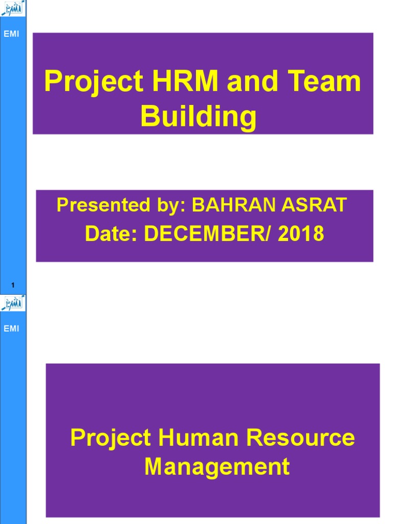 Project HRM and Team Building Training DEC. 2018 | PDF | Human Resource ...