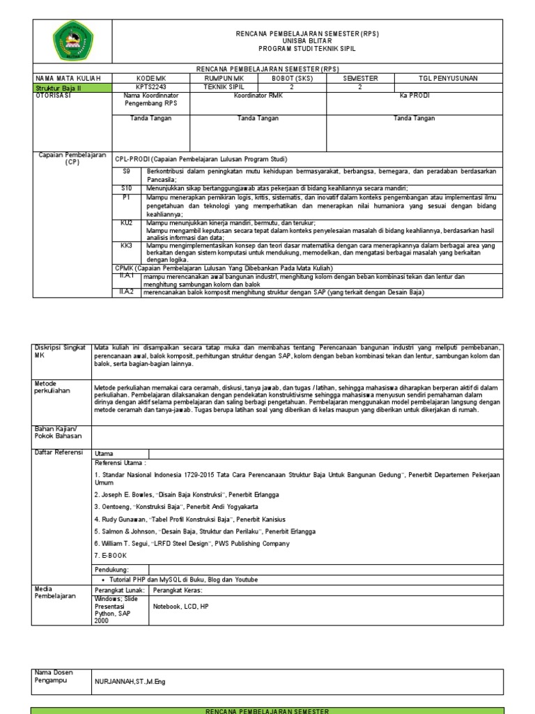 RPS Baja Ii | PDF | Seni