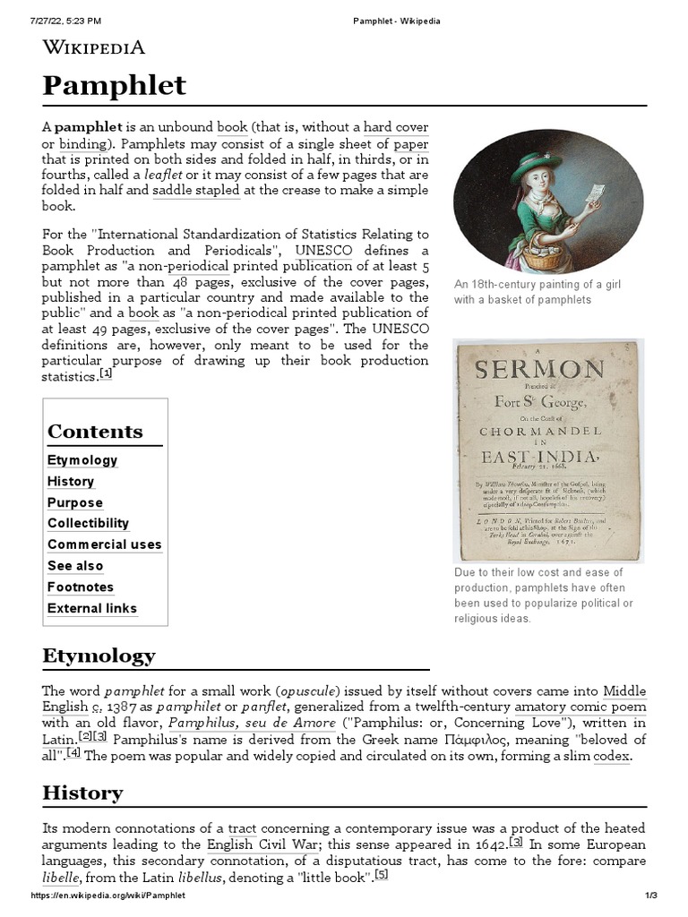 Pamphlet | PDF | Publishing