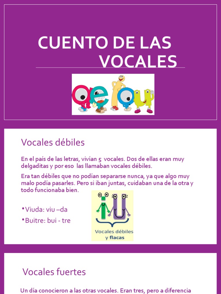 Cuento de Las Vocales | PDF