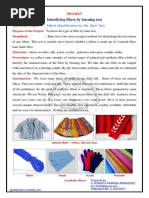 T168 Burn Test Chart | PDF | Rayon | Textiles