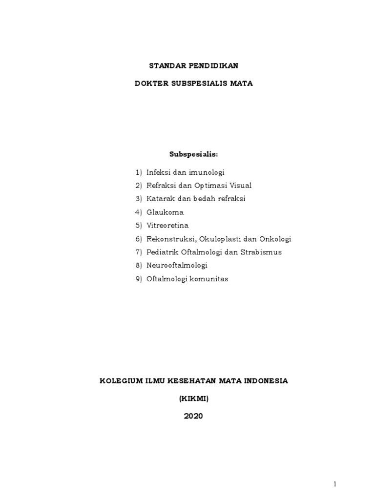 Standar Pendidikan SP2 | PDF