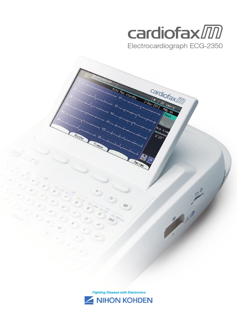 Ecg 12 Canales | PDF | Electrocardiography | Computer Data Storage