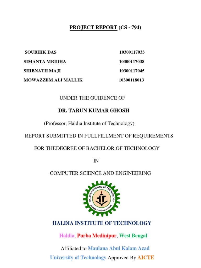 Project Report | PDF | Electronic Circuits | Electrical Engineering