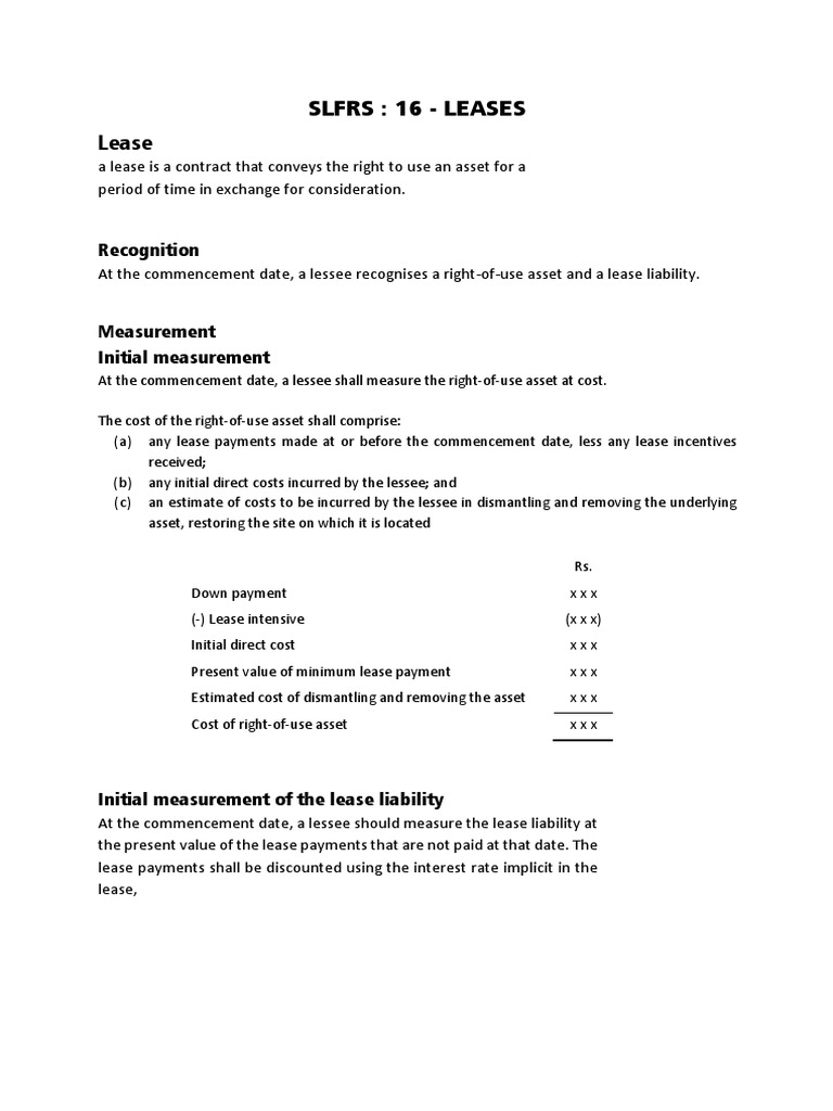 SLFRS 16 - 2022 | PDF | Debits And Credits | Depreciation