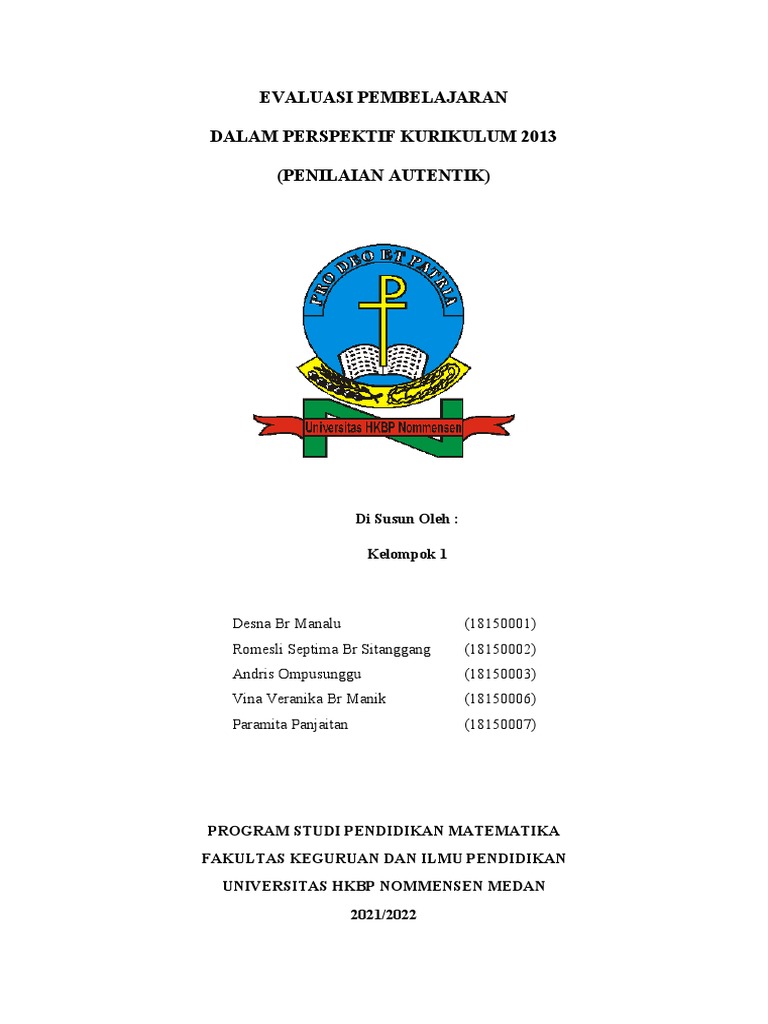 Makalah Kel.1 - Penilaian Otentik | PDF