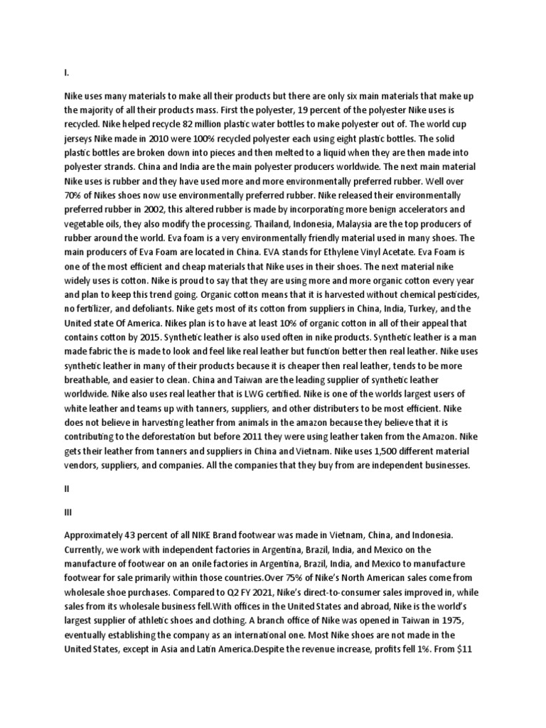 I.-WPS Office | PDF | Nike | Shoe