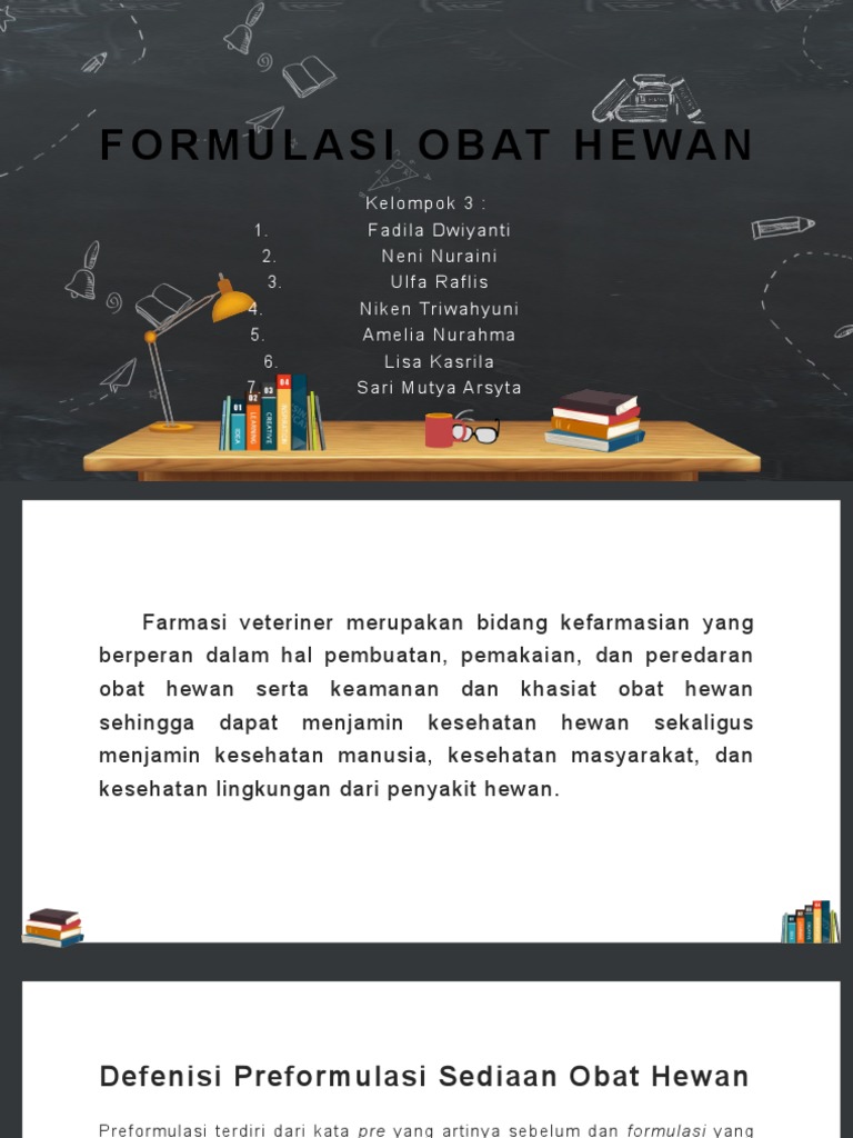 Formulasi Obat Hewan | PDF