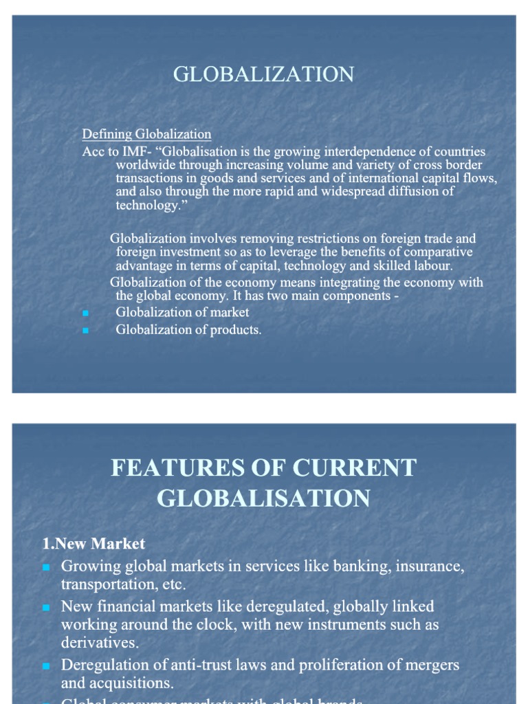 Globalization | PDF