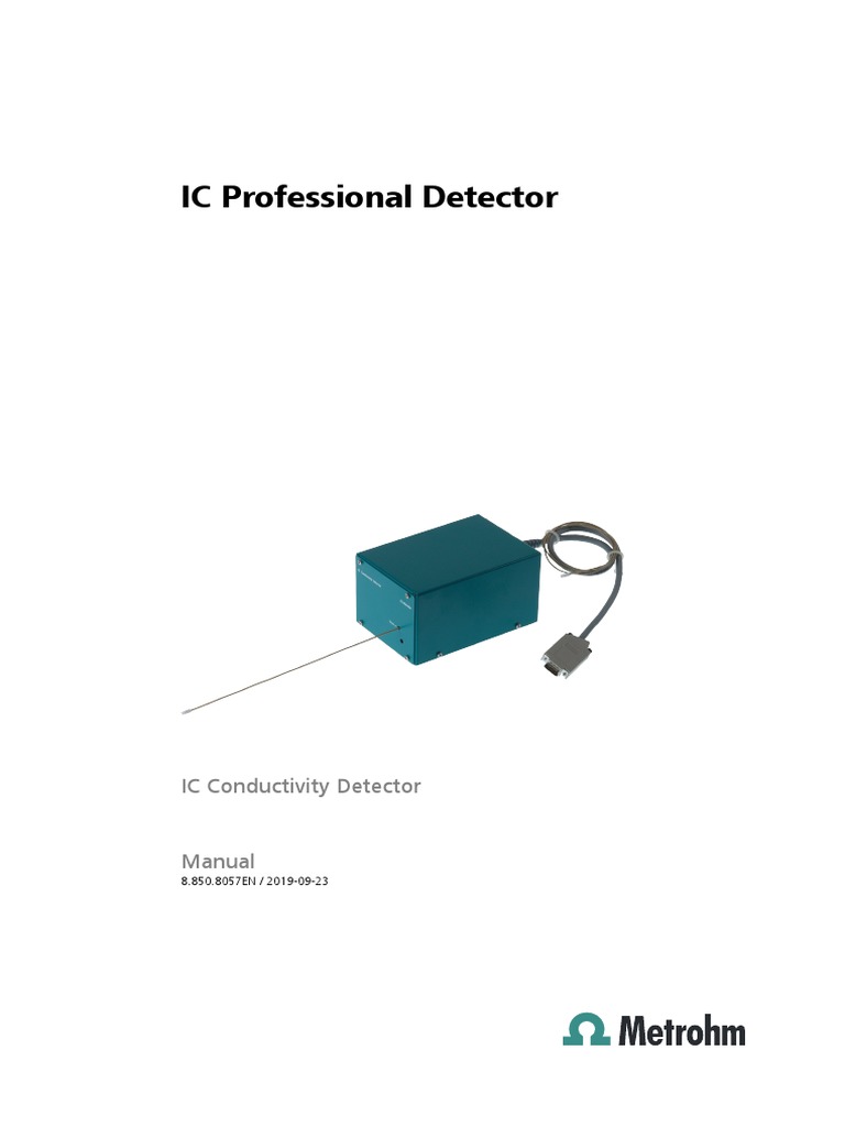 88508057EN Manual 850 Professional IC Detector | PDF | Ac Power Plugs ...