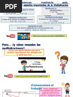 TRIPTICO Matematicas Isabel | PDF | Multiplicación | Álgebra abstracta